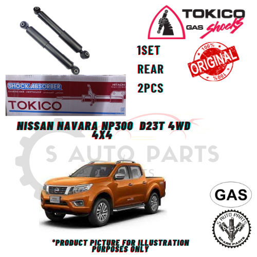 NISSAN NAVARA NP300 D23T 4WD 4X4(REAR) 100% ORIGINAL BRAND TOKICO TKC SHOCK ABSORBER | Lazada