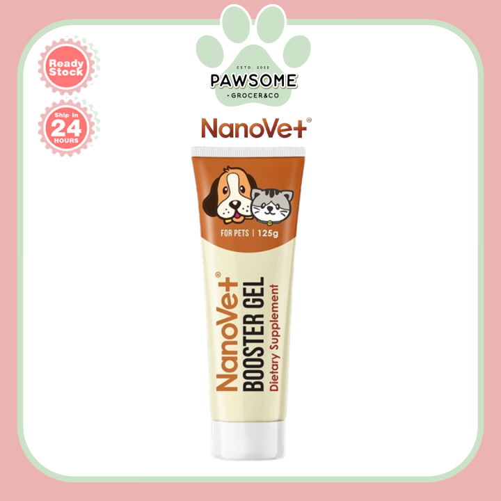 NANOVET Pet Booster Gel For Cats & Dogs 125G | Lazada