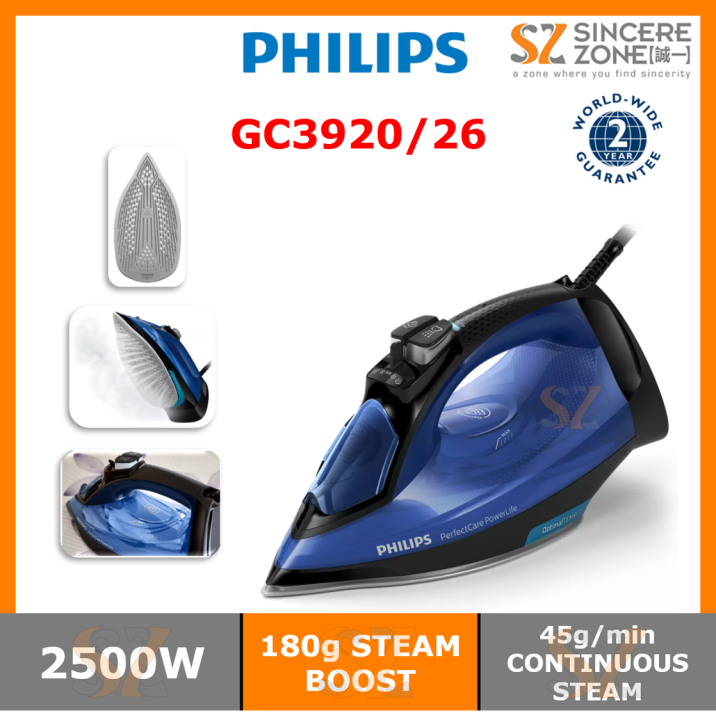 Philips GC3920 PerfectCare Steam Iron | Lazada