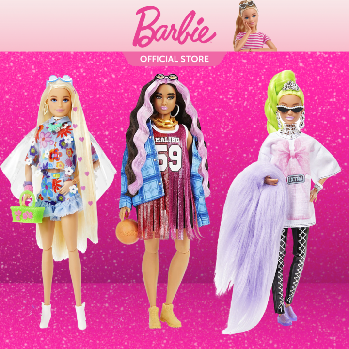 COD Barbie Extra Doll Assortment comes with complete accessories and ...