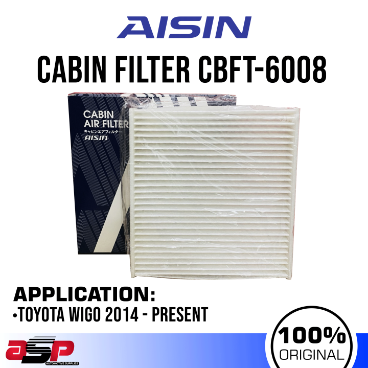Aisin Cabin Filter CBFT-6008 for Toyota Wigo 2014 - Present | Lazada PH