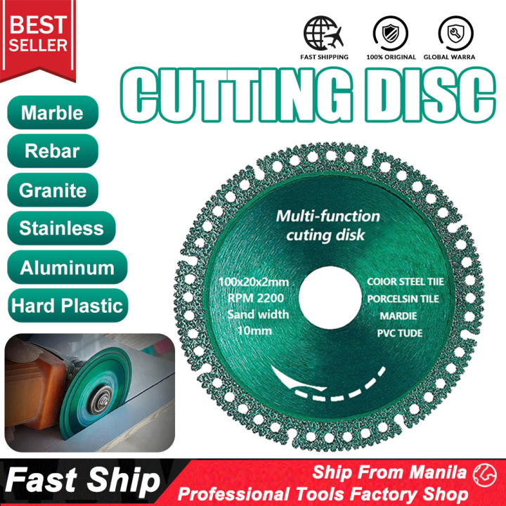 6 in 1 Diamond Cutting Disc Multi-function Tile Rock Slab Marble Color ...