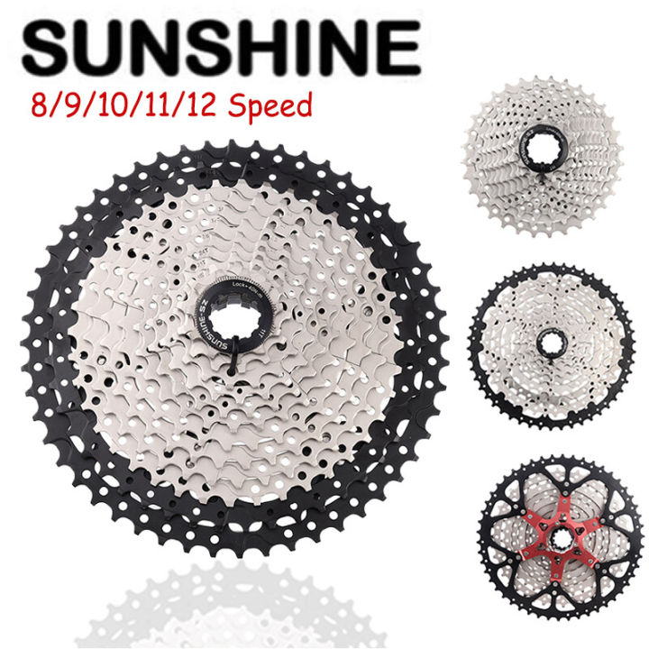 SUNSHINE Cassette 8 9 10 11 12 Speed Cogs MTB Mountain Bike Road Bike ...
