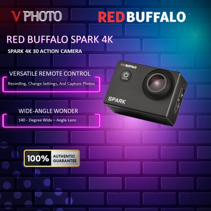 Red Buffalo Spark 4K 30 Action Camera | Lazada