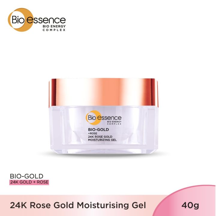 ♦Bio Essence Bio-Gold 24K Rose Gold Moisturising Gel 40g | Lazada