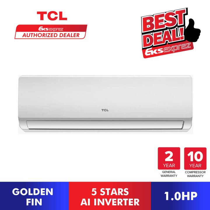 [New Elite Series] TCL 4/5-Star AI Inverter Air Conditioner R32 Golden ...