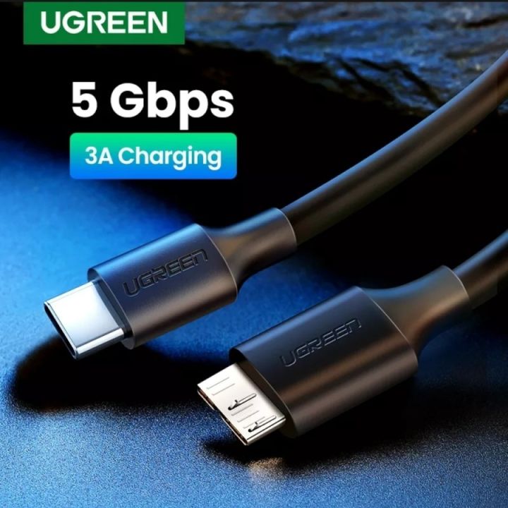 UGREEN Kabel Data Hardisk USB 3.0 To Micro B HDD Hard Disk | Lazada ...