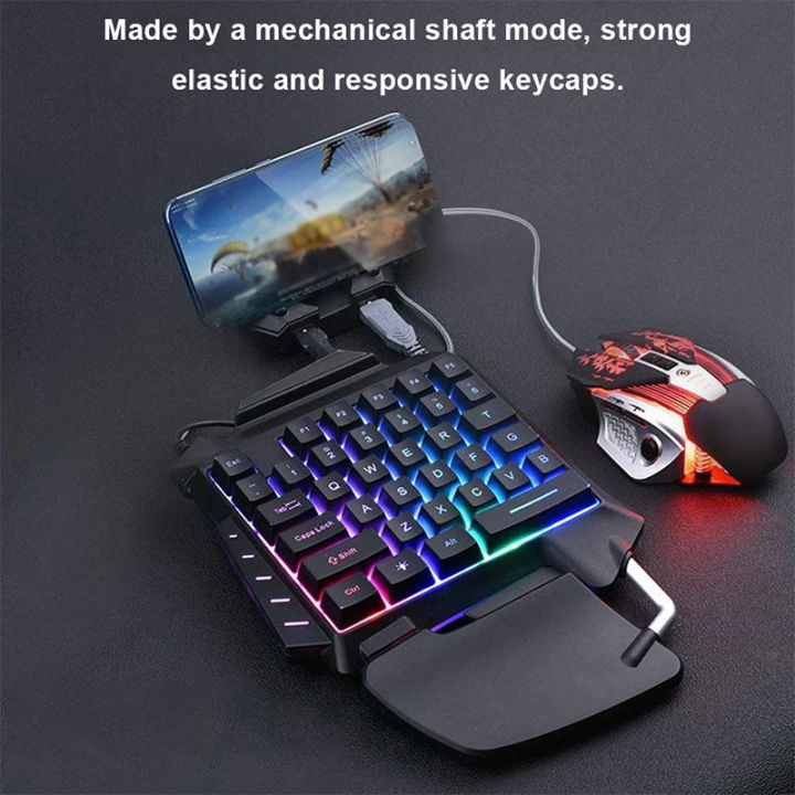 Dark Alien K710 RGB Hot-Swappable Mechanical Gaming Keyboard Detachable ...