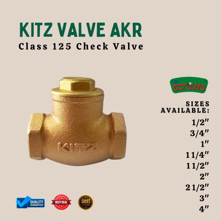 KITZ Valve AKR Class 125 Check Valve | Lazada PH
