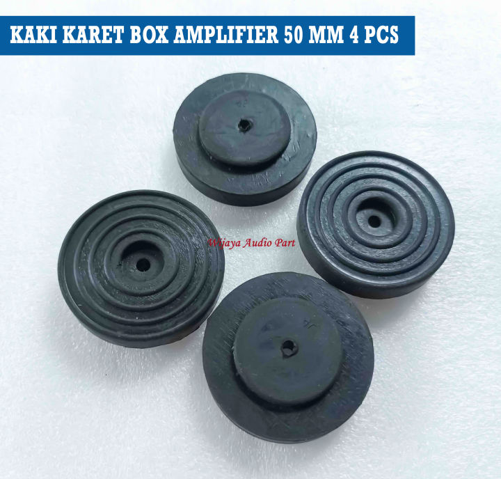 HARGA 4 BUAH KAKI BOX 50MM AMPLIFIER KARET ALAS KAKI BOX AMPLIFIER ...