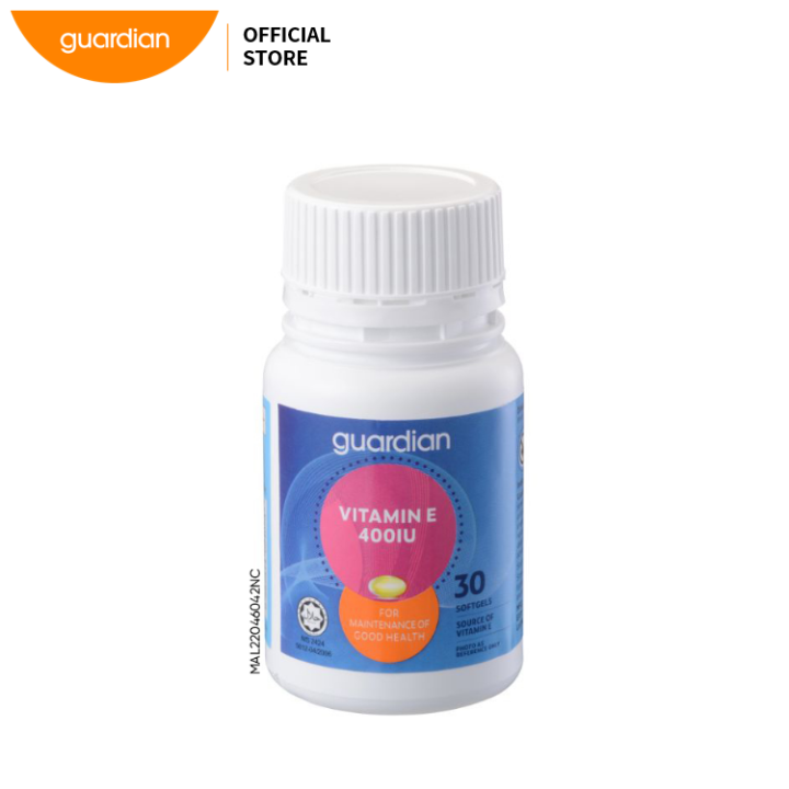 Guardian Vitamin E 400Iu 30's | Lazada