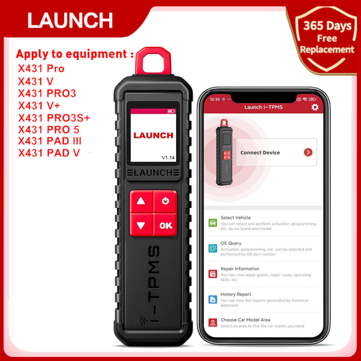 LAUNCH X431 i-TPMS Tire Pressure TPMS Handheld Detector X431 i-TPMS ...