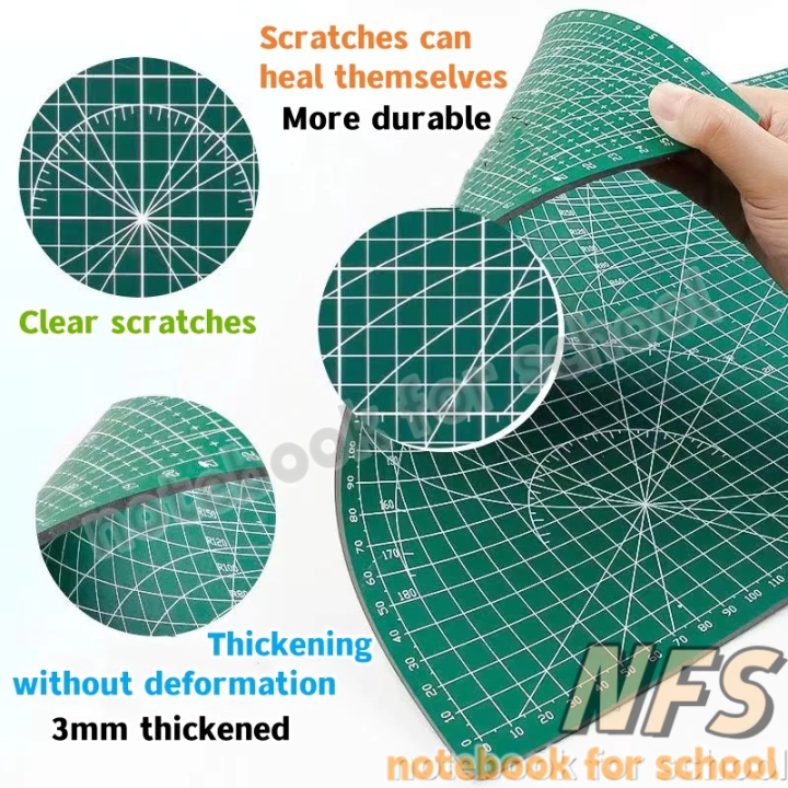 NFS Double Sided Five Layer PVC Cutting Mat Self Healing Pad Board ...