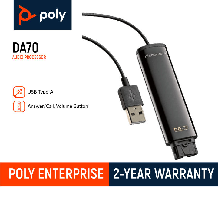 Plantronics DA70 Advanced USB Audio Processor For EncorePro 500/700 ...