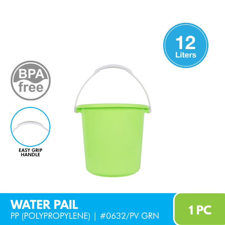 Water Pail 12L/ 17L/ 24L | PP (Polypropylene) | Multi-Purpose Timba for ...