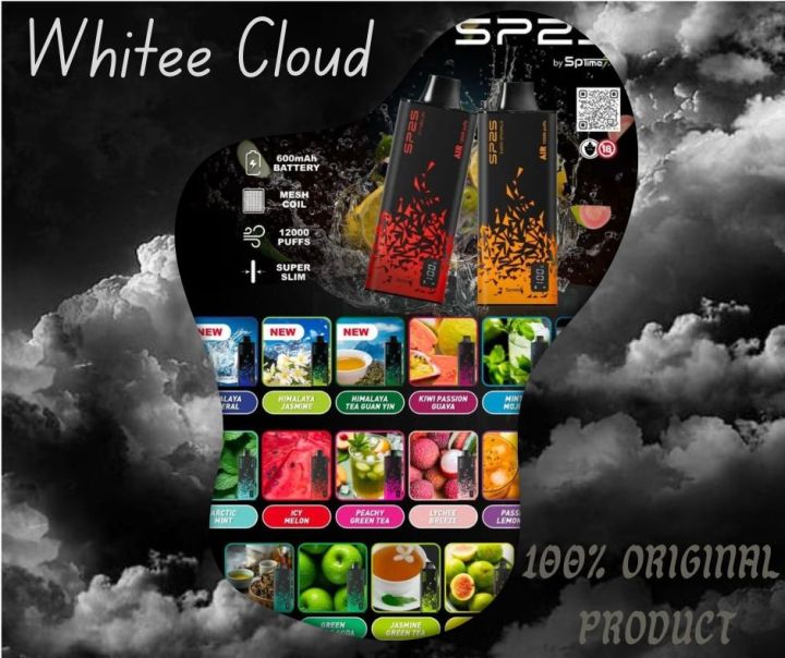 100% ORIGINAL - SP2S AIR 12000 / 12K Puffs DISPOSABLE FLOUR FLAVOR ...