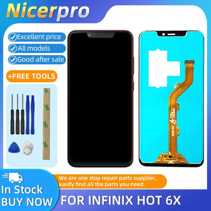 หน้าจอ LCD TFT พร้อม Digitizer ประกอบเต็มตัวเครื่องสำหรับ Infinix ร้อน ...