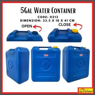 5 GAL WATER CONTAINER/ WATER CONTAINER / WATER JUG / GALLON OF WATER ...