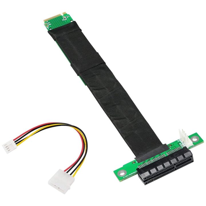 (VMKZ) M.2 NGFF NVME Key M to PCIe 3.0 X4 Extension Cable M2 Key-M PCI ...