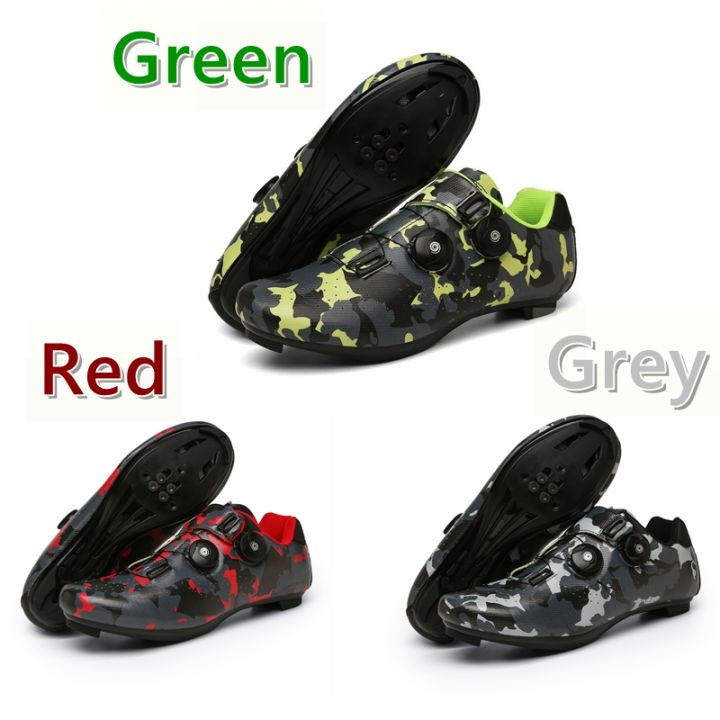 Men's Camouflage Cycling Shoes Mountain Cleats Shoes Road sole Bicycle ...