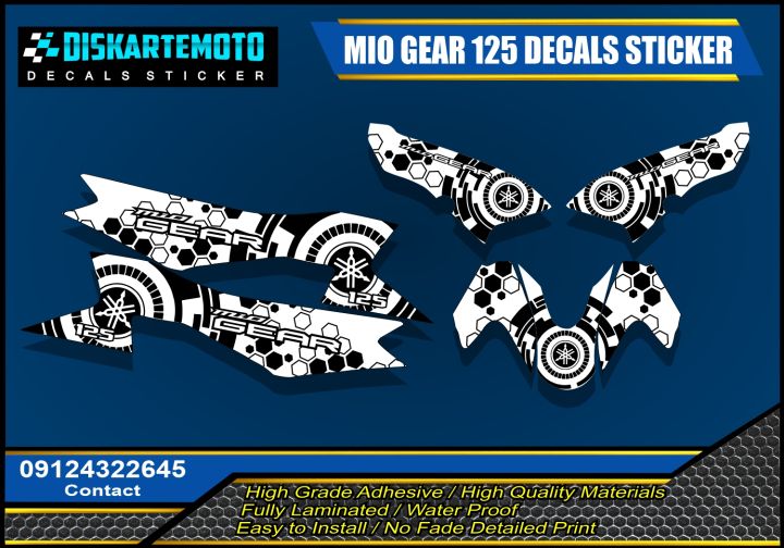 Mio Gear 125 Decals Sticker | Lazada PH
