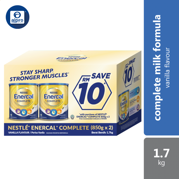 Nestle Enercal Complete (2x850g) SAVE RM10 | Lazada