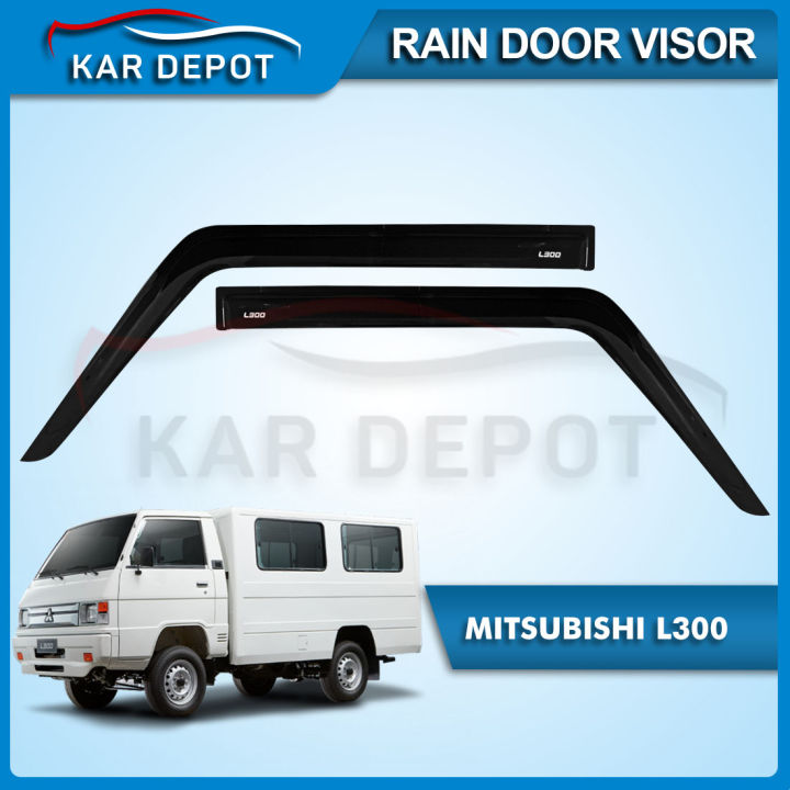 MITSUBISHI L300 Black Rain Visor/Sun Guard Window Visor | Lazada PH