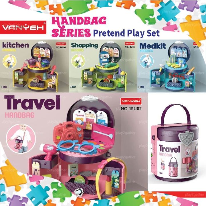 Handbag Suitcase Series Travel Kitchen Shopping Medkit Suitcase Pretend ...