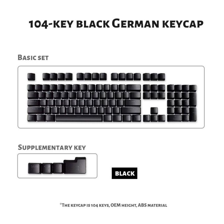 104 Keys Transparent German/Russian/French/Spanish/Korean/Abnt2 Backlit ...