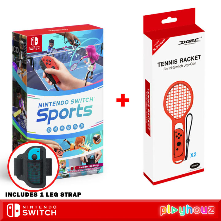 Nintendo Switch Sports + Tennis Racket Bundle (Nintendo Switch / OLED ...