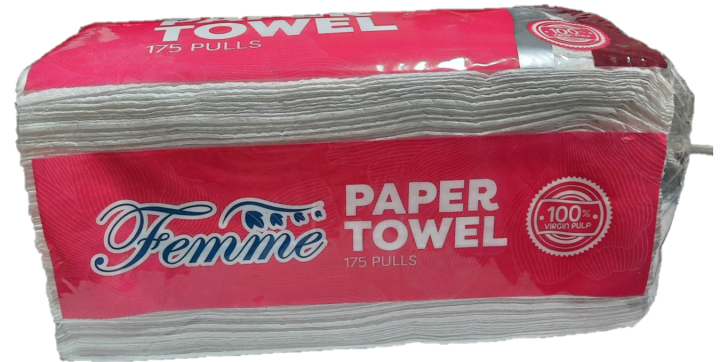 FEMME PAPER TOWEL 175 PULLS 100% VIRGIN PULP | Lazada PH