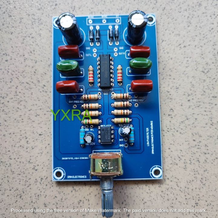 ACTIVE SUBWOOFER (PCB/FULLY ASSEMBLED) PRE DROVER KIT LOW PASS FILTER ...