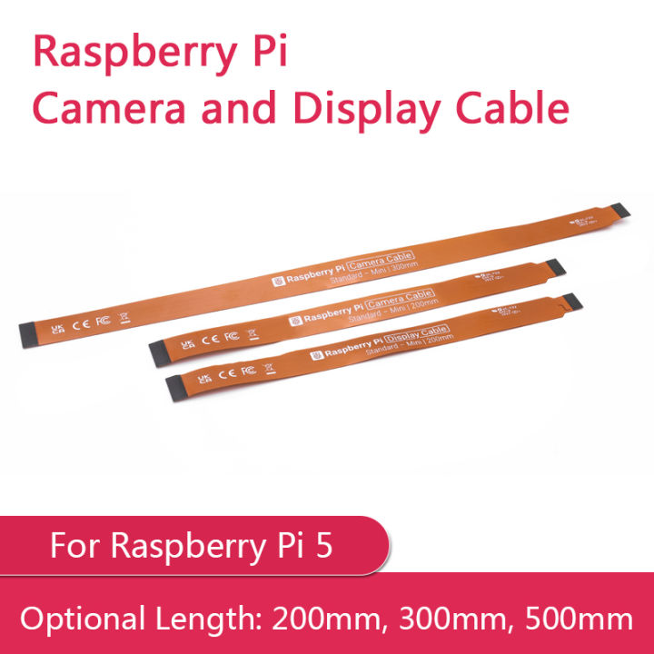 Official Raspberry Pi 5 Camera And Display Cable 200mm/300mm For Pi 5 ...