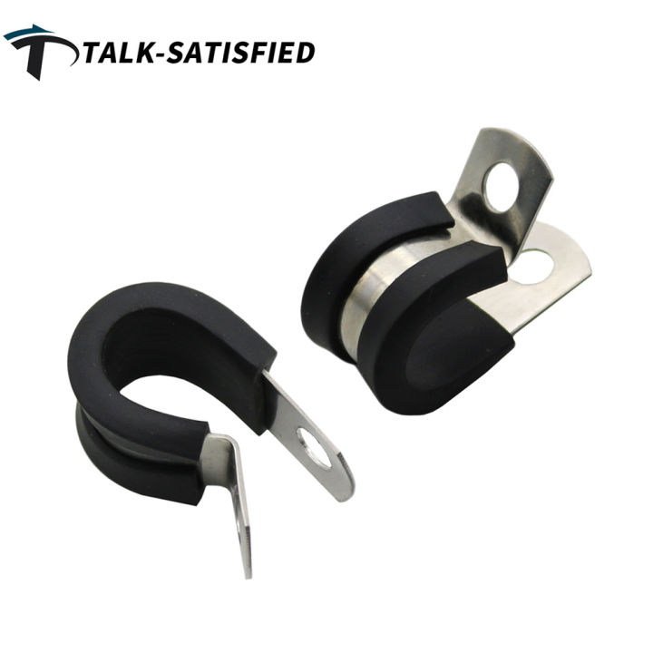 5 Pcs Irrigation Pipe Clamps Hose Clips for 9.52 mm Hose Misting ...