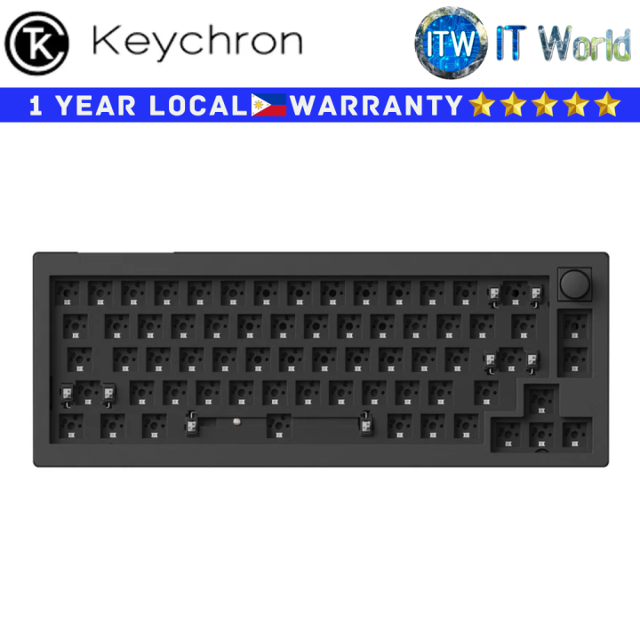 Itw | Keychron Barebone Knob Mechanical Keyboard V2 Max QMK/VIA Carbon ...
