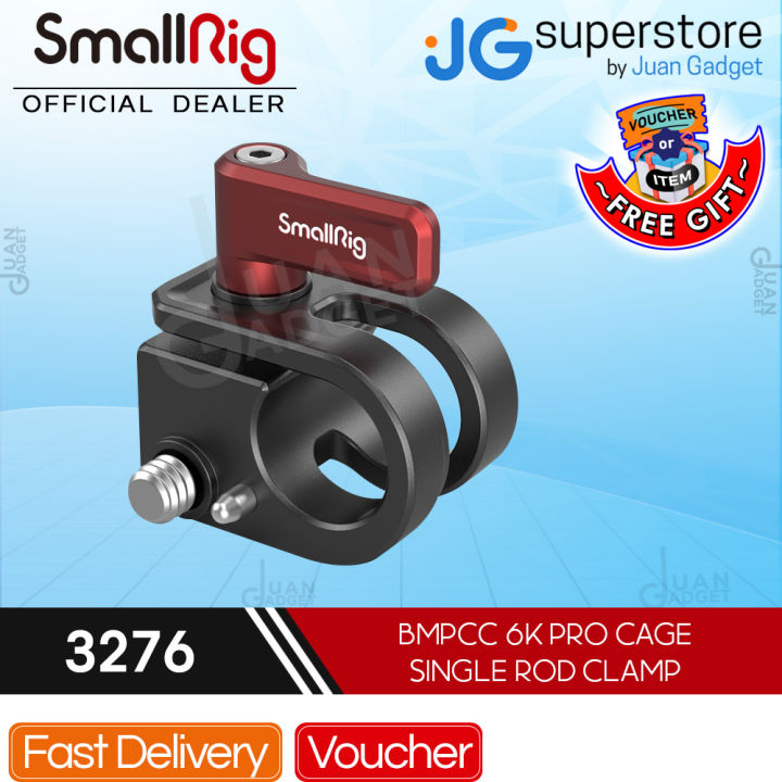 SmallRig 12mm/15mm Single Rod Clamp for BMPCC 6K Pro Cage | Model ...