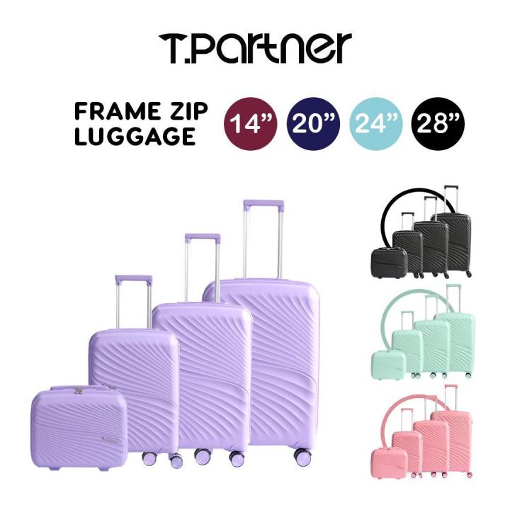 Tpartner Strong Luggage Light Series Material PP 4 Wheels 360 Rotation ...