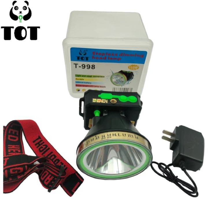 ♀ TOT Professional Diving Headlight Dual Lithium Battery/Headlight ...