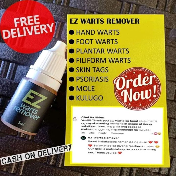 EZ WARTS Remover ORIGINAL Authentic for Warts Moles Skin Tags Nunal NOT ...