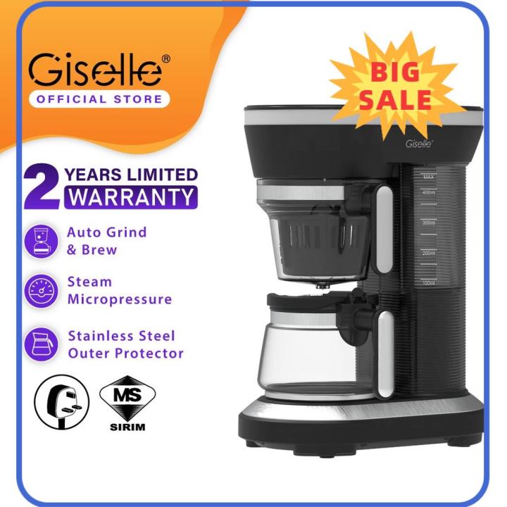 ⭐ [100% ORIGINAL] ⭐ Giselle Fully Sealed Coffee Bean Grinder And Drip ...
