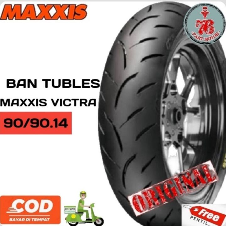 BAN TUBLES MAXXIS VICTRA 90/90.14 FREE PENTIL | Lazada Indonesia