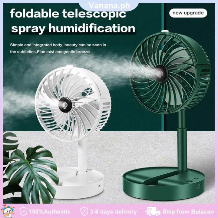 Desk Foldable Fan with USB Charging and Rechargeatable 3-speed Original ...