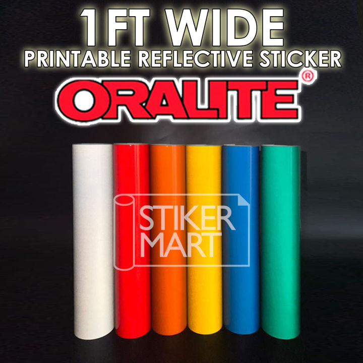 ORALITE 5200 Reflective Sticker 1ft Wide - Car Sticker Signage Sticker ...