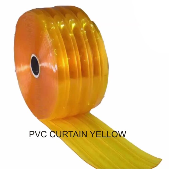PVC Curtain Roll Yellow 2mm X 185mm X 45M | Lazada PH