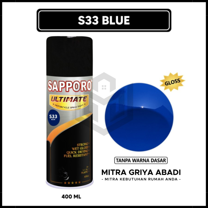 Sapporo Ultimate 400ml S33 Blue / Cat Semprot | Lazada Indonesia