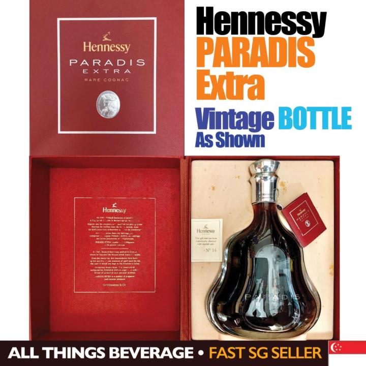 Hennessy Paradis Extra Cognac Vintage (RARE) WITH GIFT BOX (Actual ...