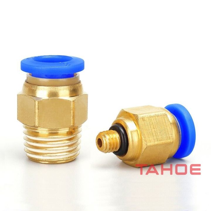 1PC Pneumatic Fitting 4mm 6mm 8mm 10mm Push Into Fittings M5 1/8 1/4 3/ ...
