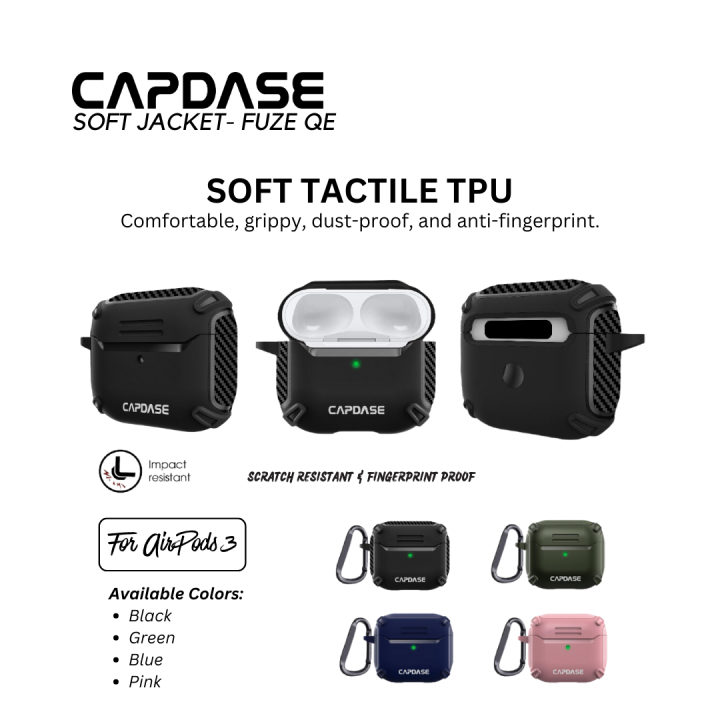 CAPDASE AirPods 3 Tactile TPU Case | Lazada PH