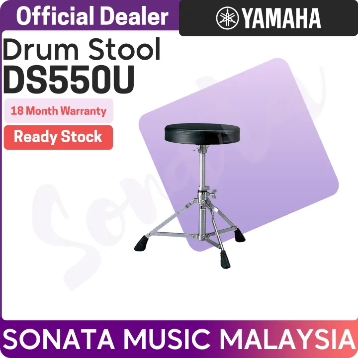 Yamaha DS550U Single Braced Drum Throne Stool Chair (DS550/DS-550/DS-550U) / READY STOCK | Lazada