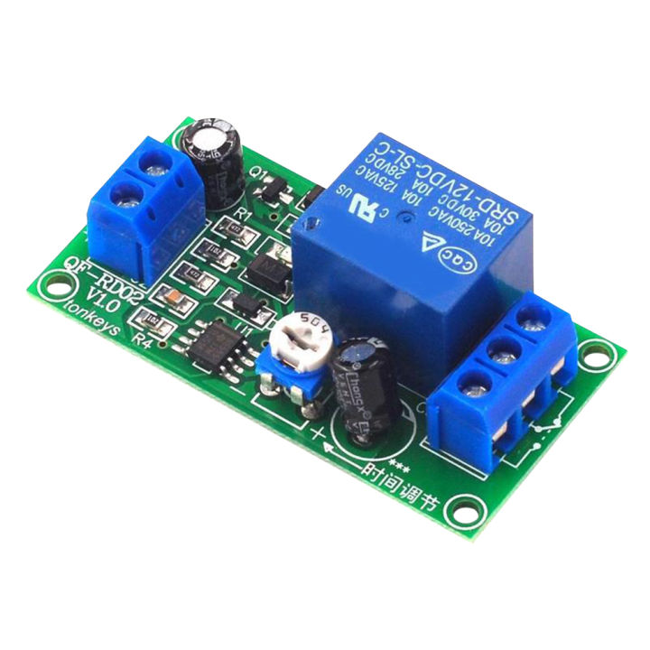 Time Adjustable Delay Relay Module NE555 Timer Control Switch Board 12V ...